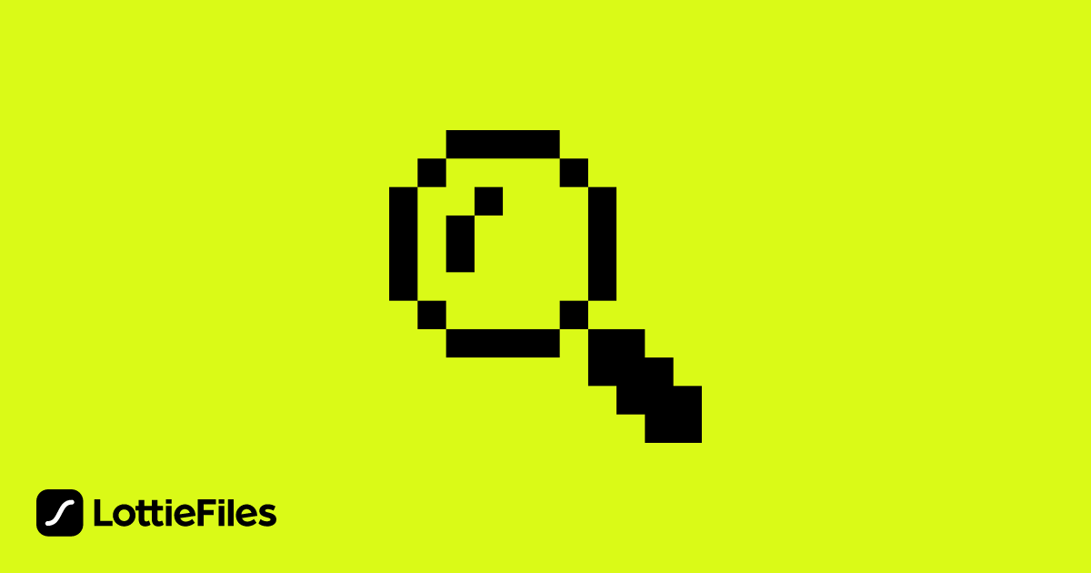 Free Magnifying Glass Pixel Reveal Animation by Patrik Unterhauser ...