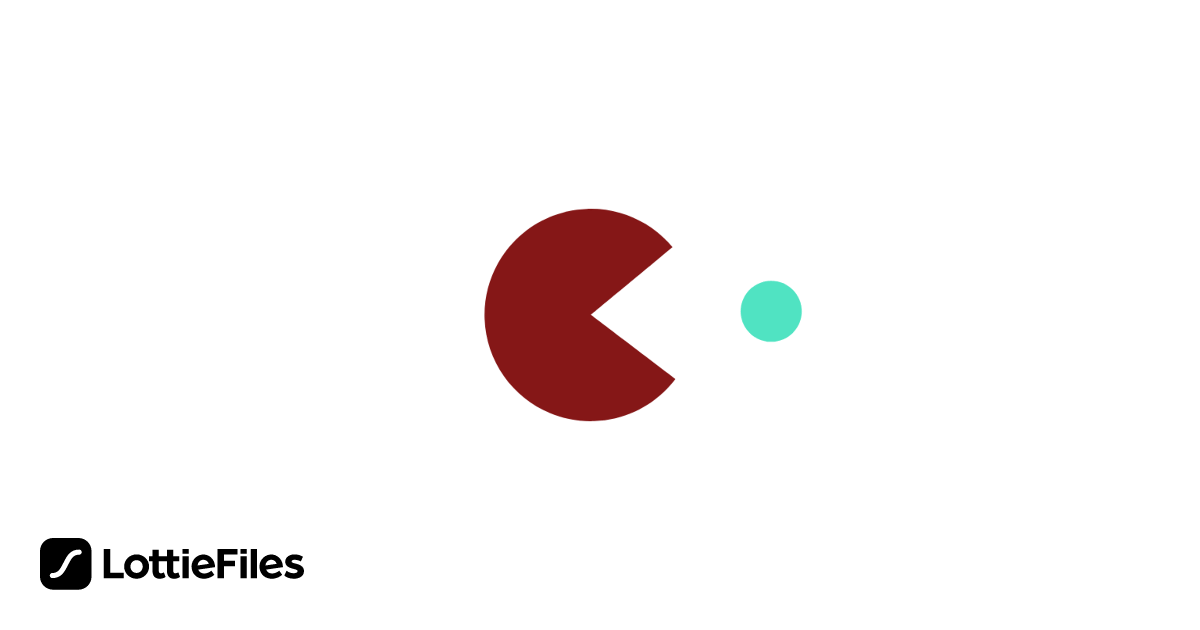 Free Red Pacman Animation by Kelly Claus | LottieFiles