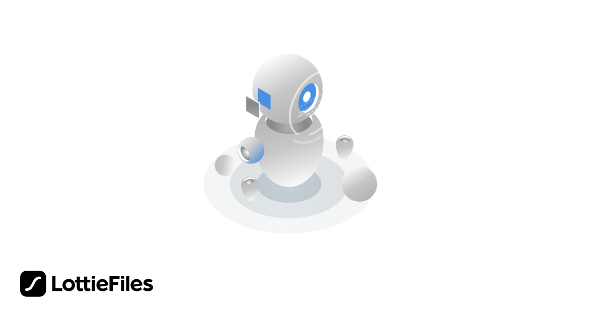 Free Robot animation in blue Animation by Nutan Bhuva | LottieFiles