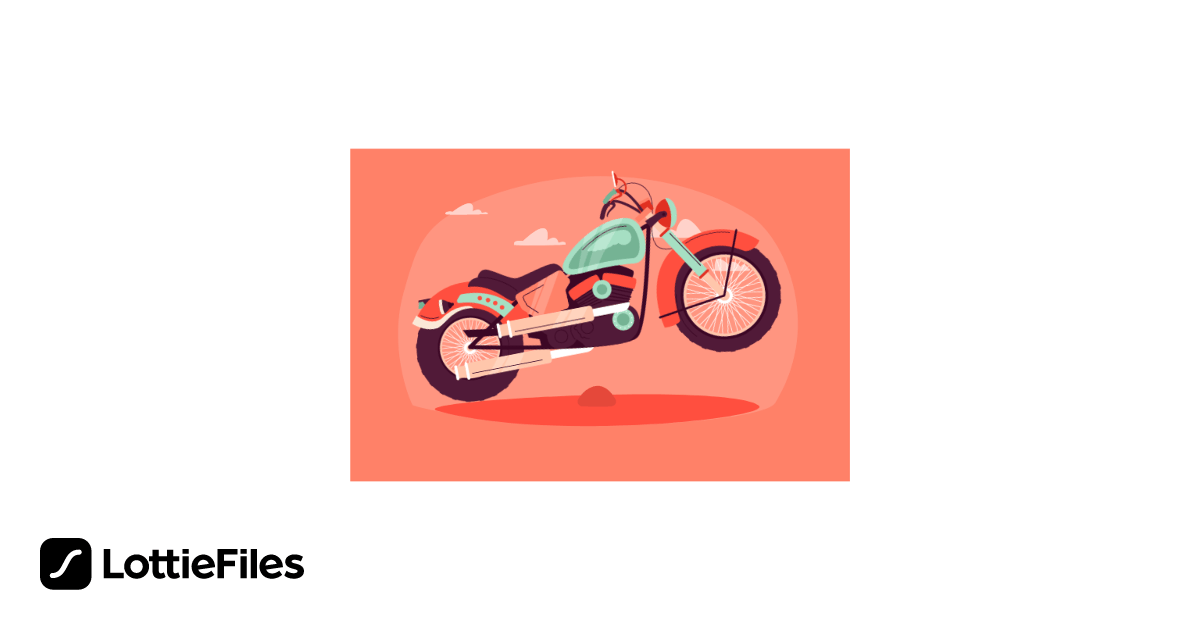 Free Motorcycle Animation by Priyanshu Rijhwani | LottieFiles