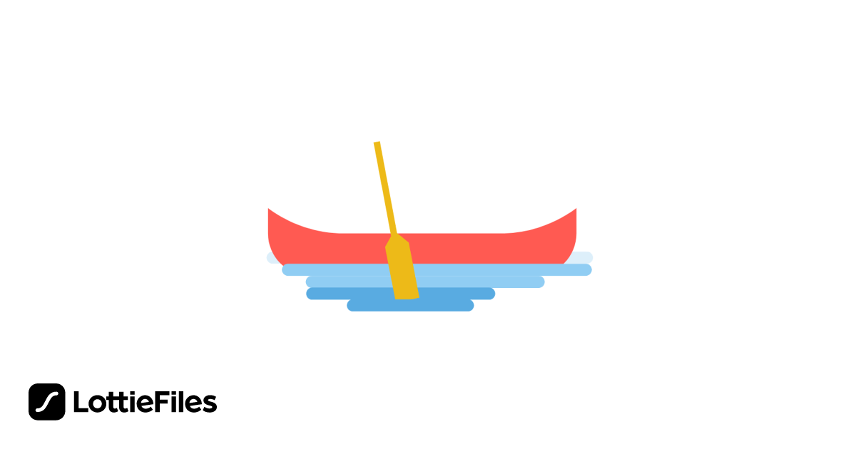 Free Canoe Animation by Sawyer | LottieFiles