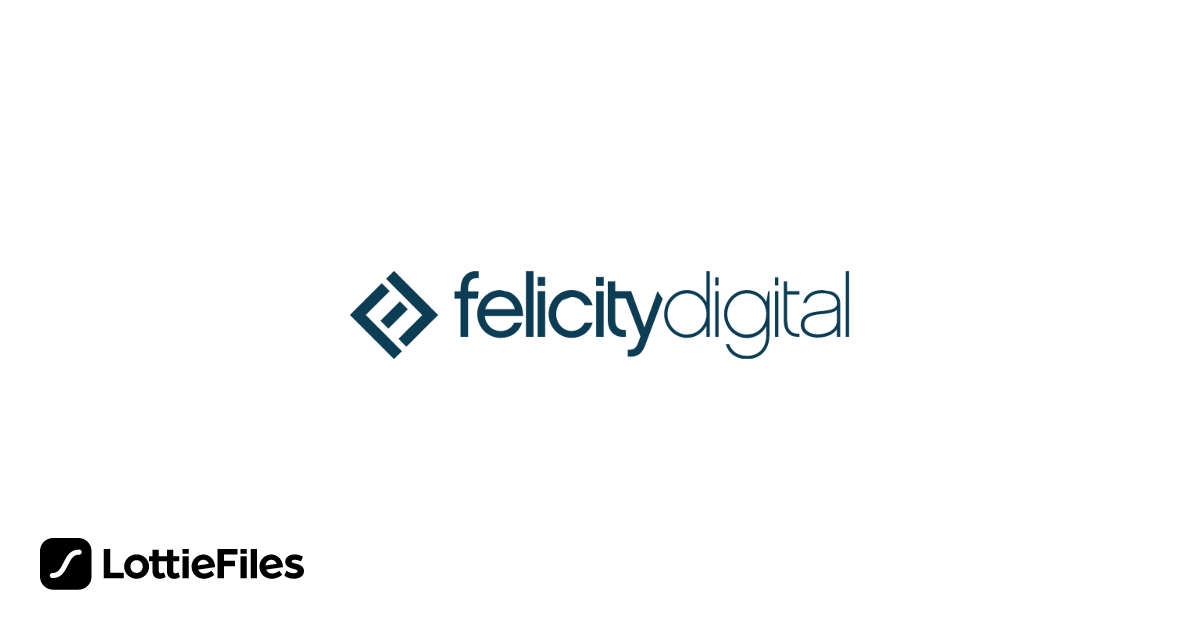 Free Felicity Digital Logo Animation by Abhijit Asad | LottieFiles
