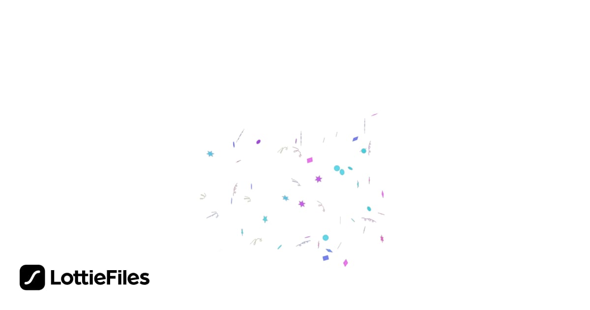 Free Confetti animation Animation by Dmitrii | LottieFiles
