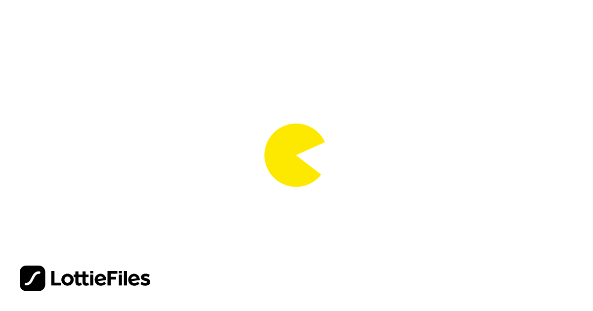 Free PacMan Animation by Rim de Haan | LottieFiles