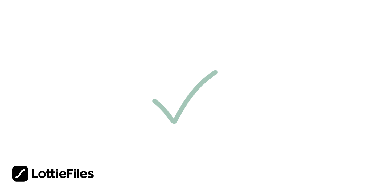 Free Checkmark Animation Feedback Loop Animation by Joey Wernet ...