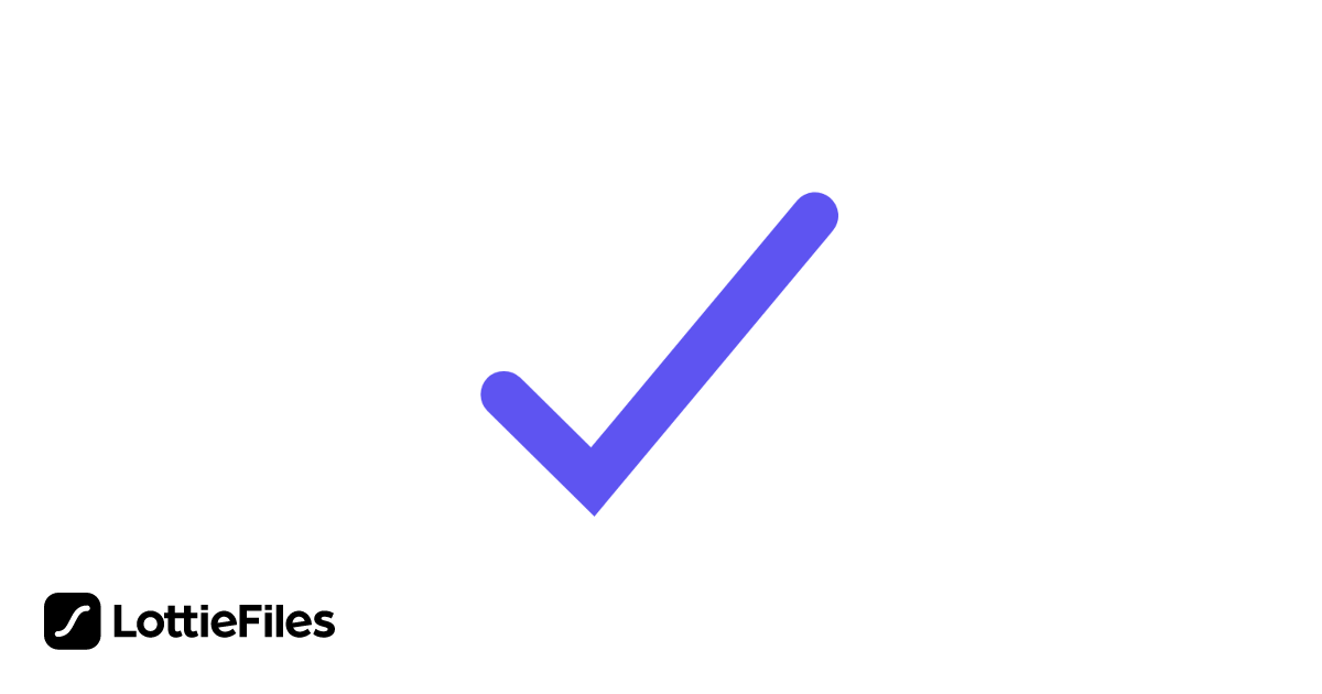 Free First Check Animation by Nissim | LottieFiles