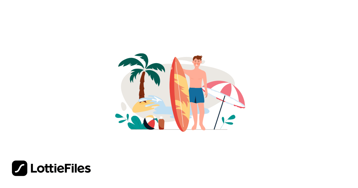 Free Summer vacation Animation by Aniee | LottieFiles