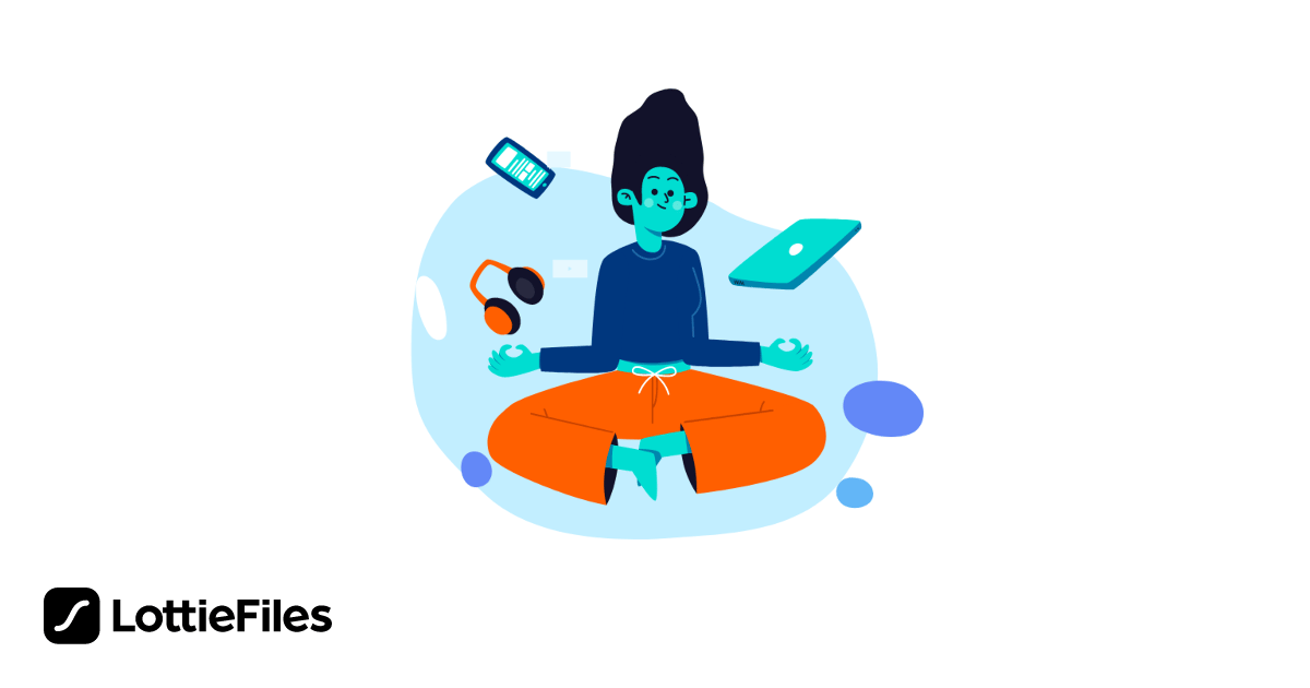 Free Meditation Animation by Priyanshu Rijhwani | LottieFiles