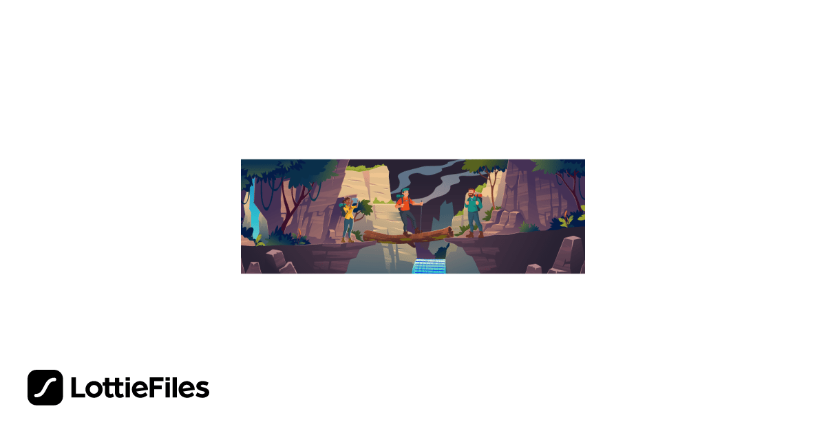 Free Hiking Animation by Galib Rahman | LottieFiles