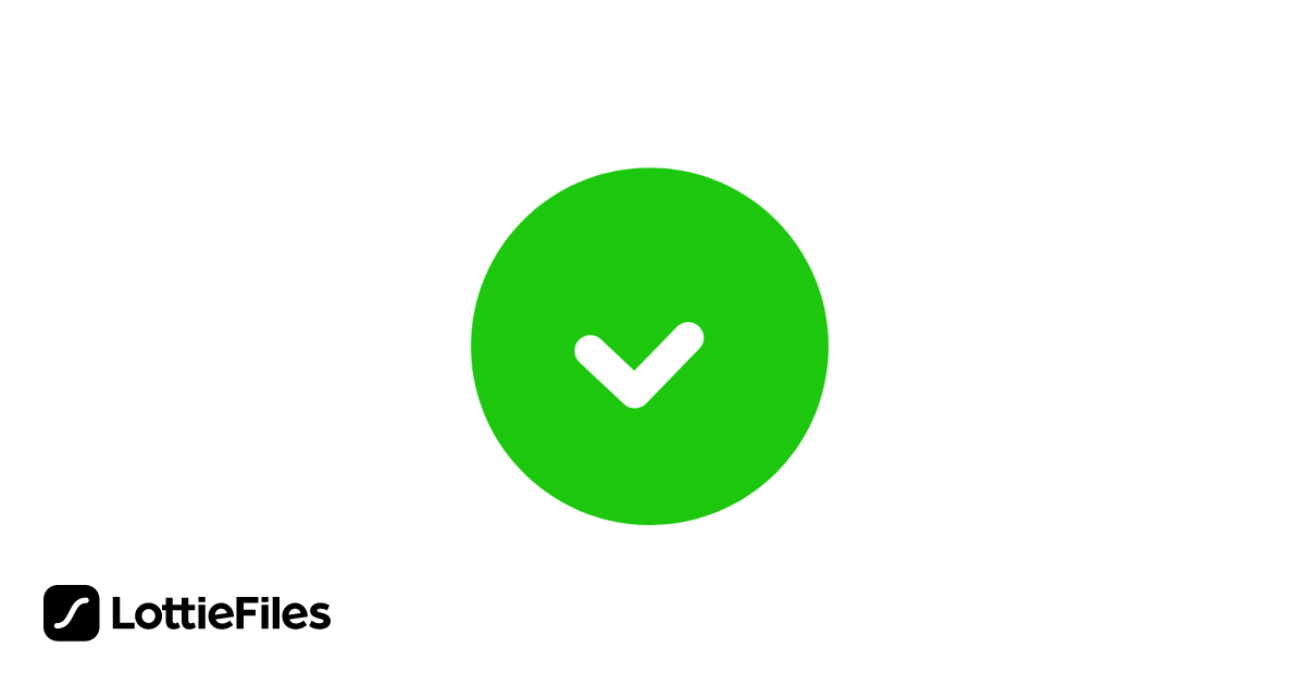 Free tick mark animtion Animation by mahbub rahman | LottieFiles