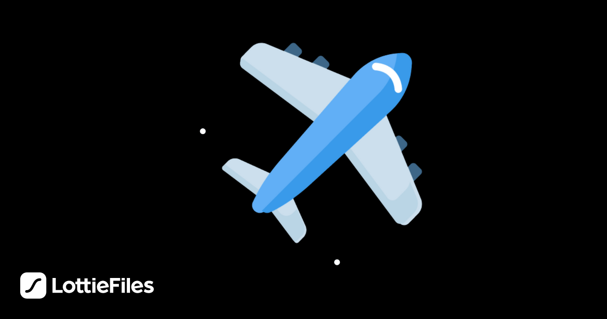 Free airplane Animation by Evanthia Papakosma | LottieFiles