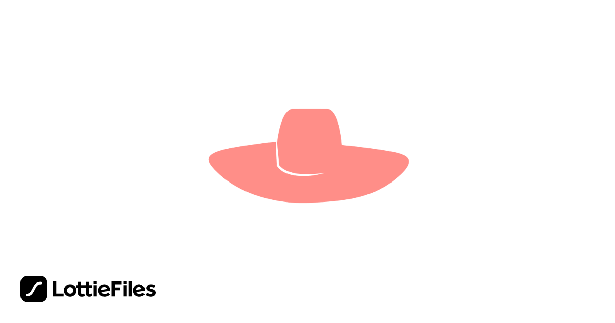 Free cowboy hat Animation by Vaishnavi Sharma | LottieFiles