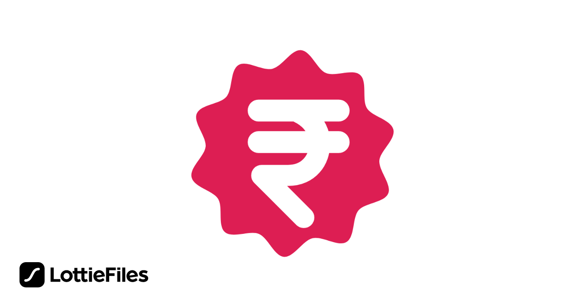 Free Rupee Animation by Ashwarya Agarwal | LottieFiles