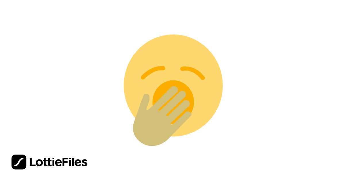 Free Yawning Emoji Animation by Bashir Ahmad | LottieFiles
