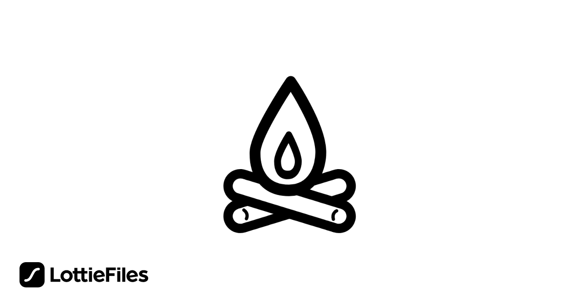 Free Camp Fire Animation by Stephen Despins | LottieFiles