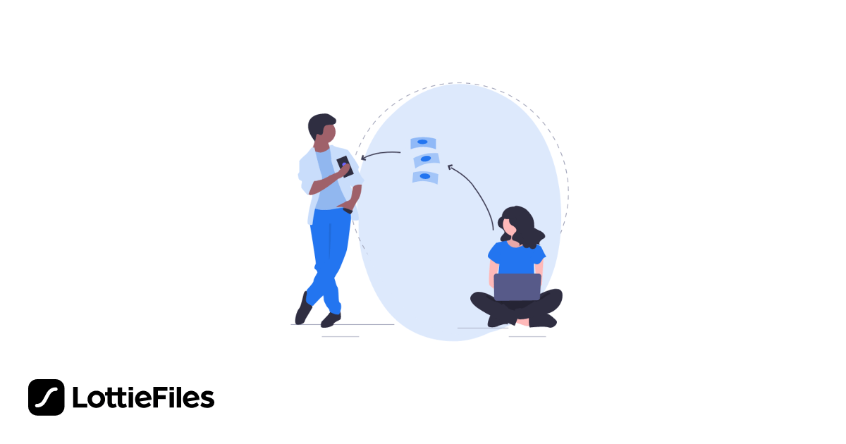 Free Money transaction Animation by Kathe Bazan | LottieFiles