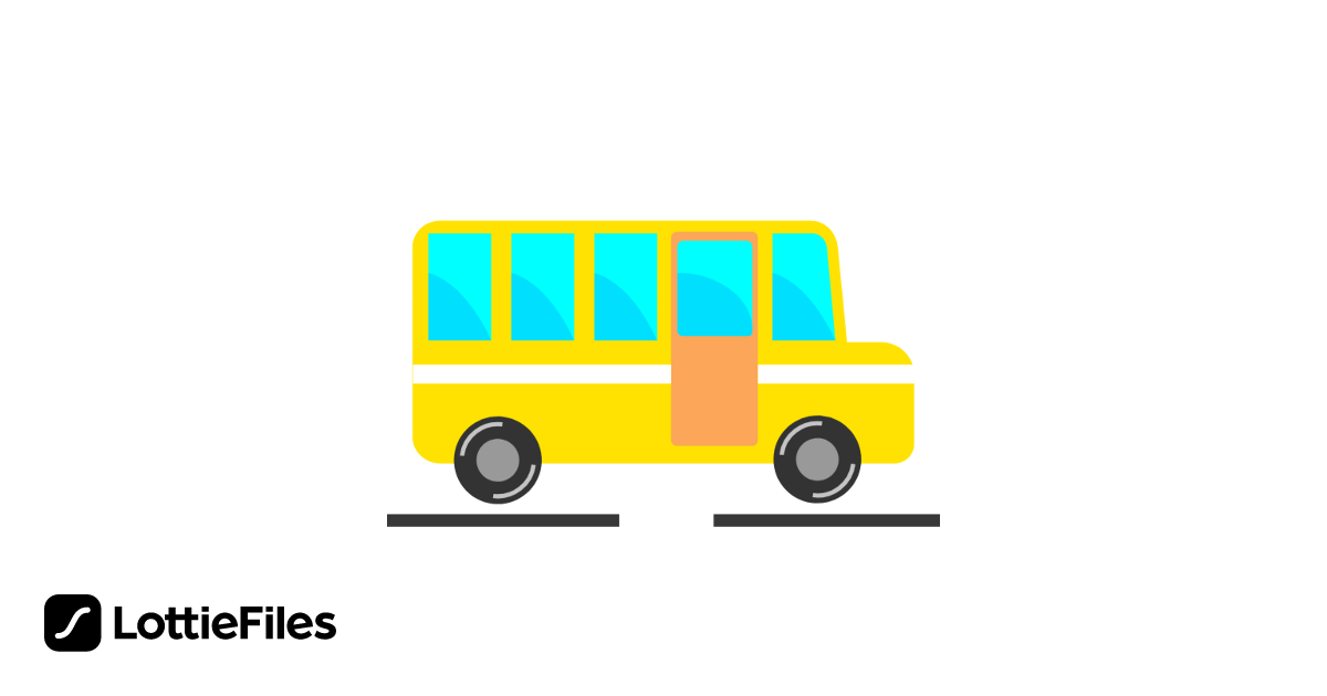 Free School Bus Animation by Siti Wartini | LottieFiles