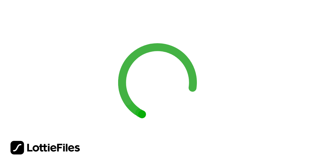 Free Green Loading Animation by Bryan Petrovski | LottieFiles