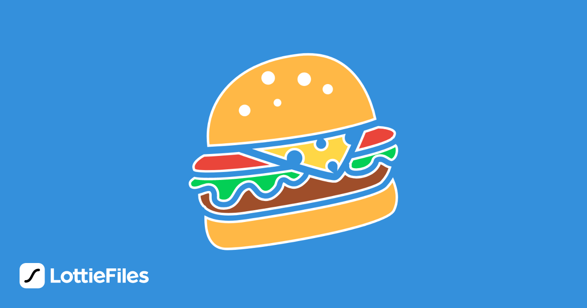 Free Hamburger Animation by Heidi Cheung | LottieFiles
