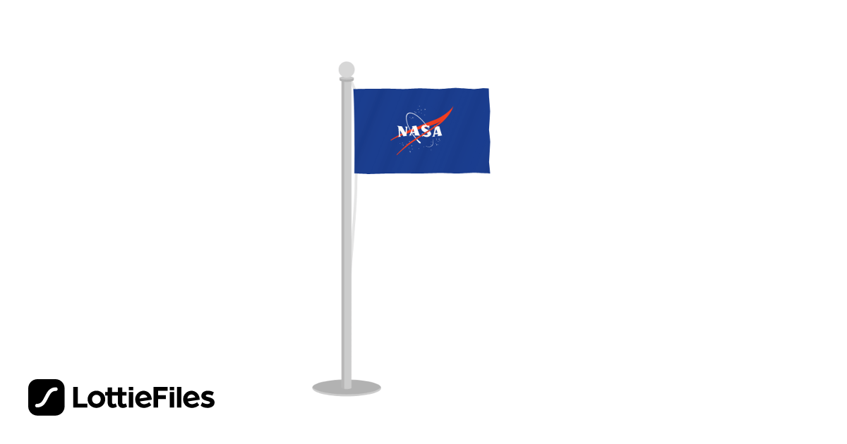 Free NASA flag Animation by Animated SVG | LottieFiles