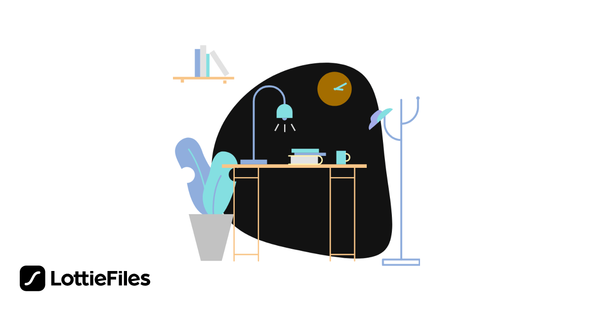 Free entryway dark mode Animation by Yasmina Luria | LottieFiles