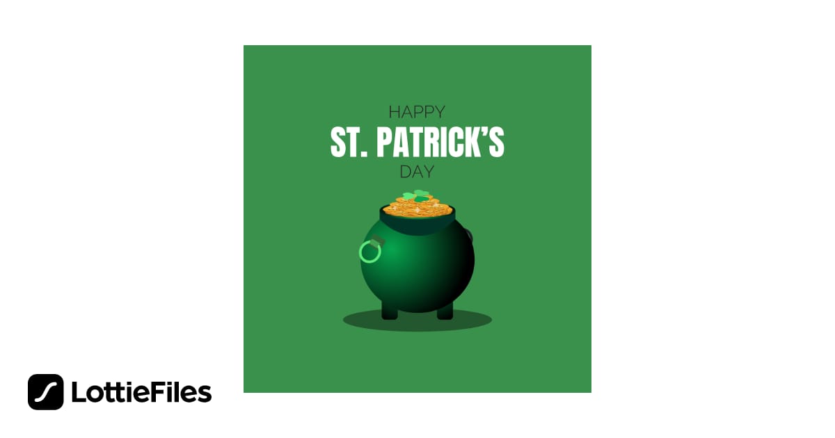 Free Happy St. Patrick's Day Animation by Bengal Bees | LottieFiles