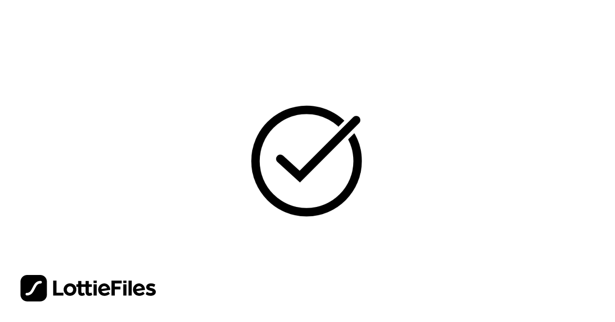 Free Checkmark Animation by Dustin Bankord | LottieFiles