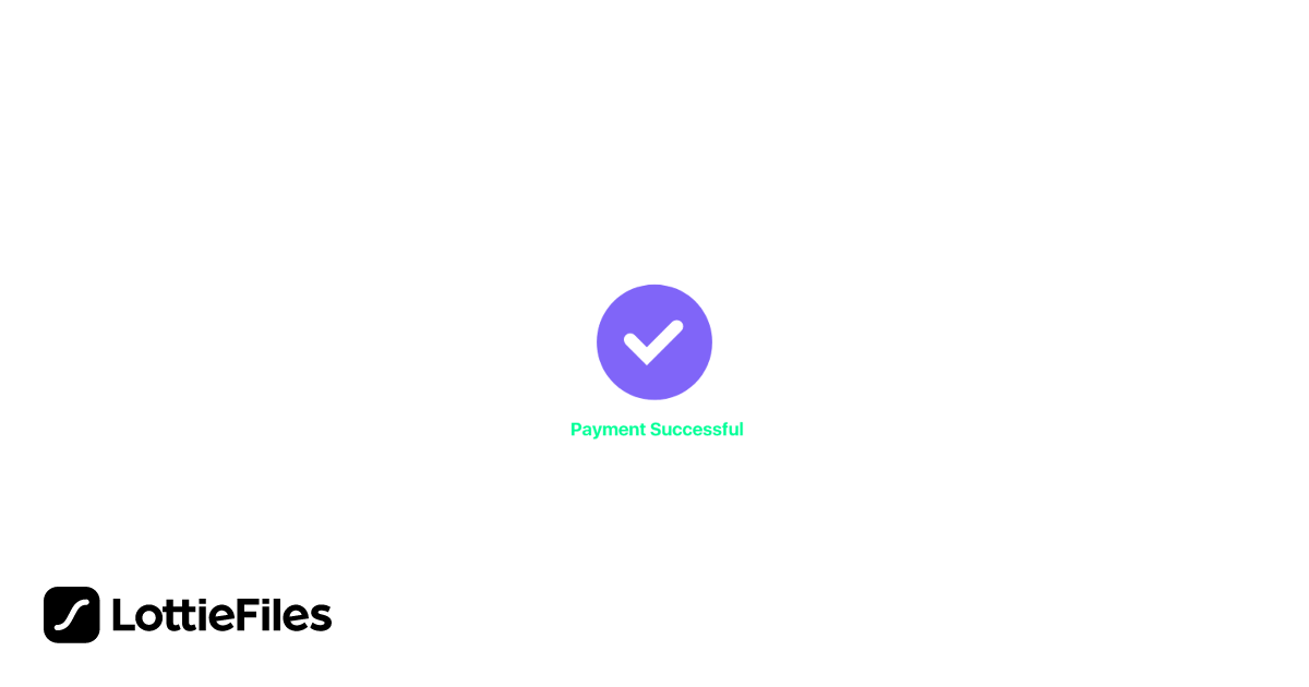 Free Payment Success Animation by Echotech Engineering | LottieFiles