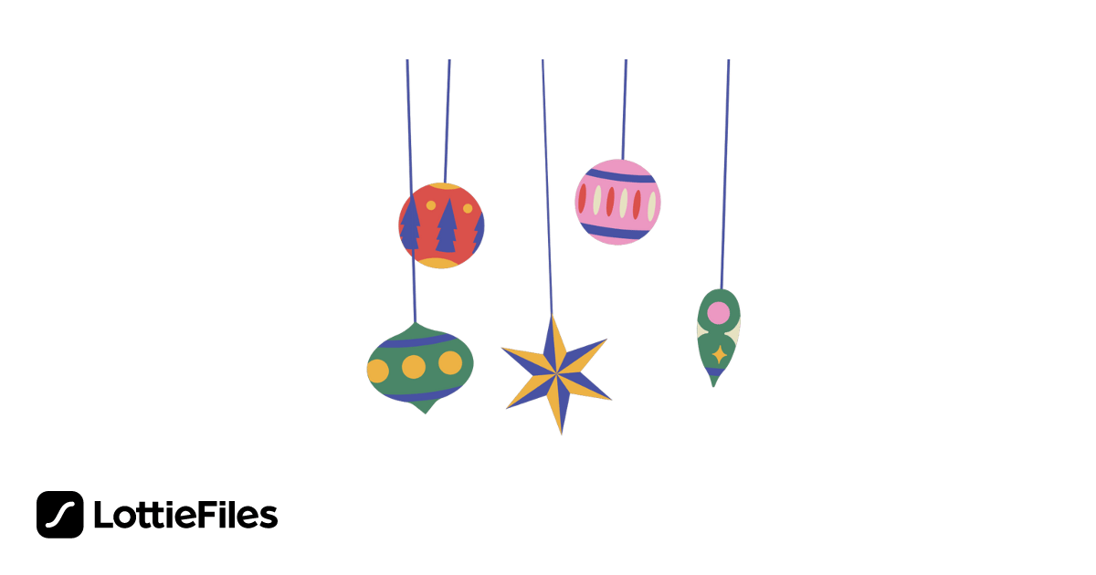 Free Spinning Christmas Ornaments Animation by Dustin Bankord | LottieFiles