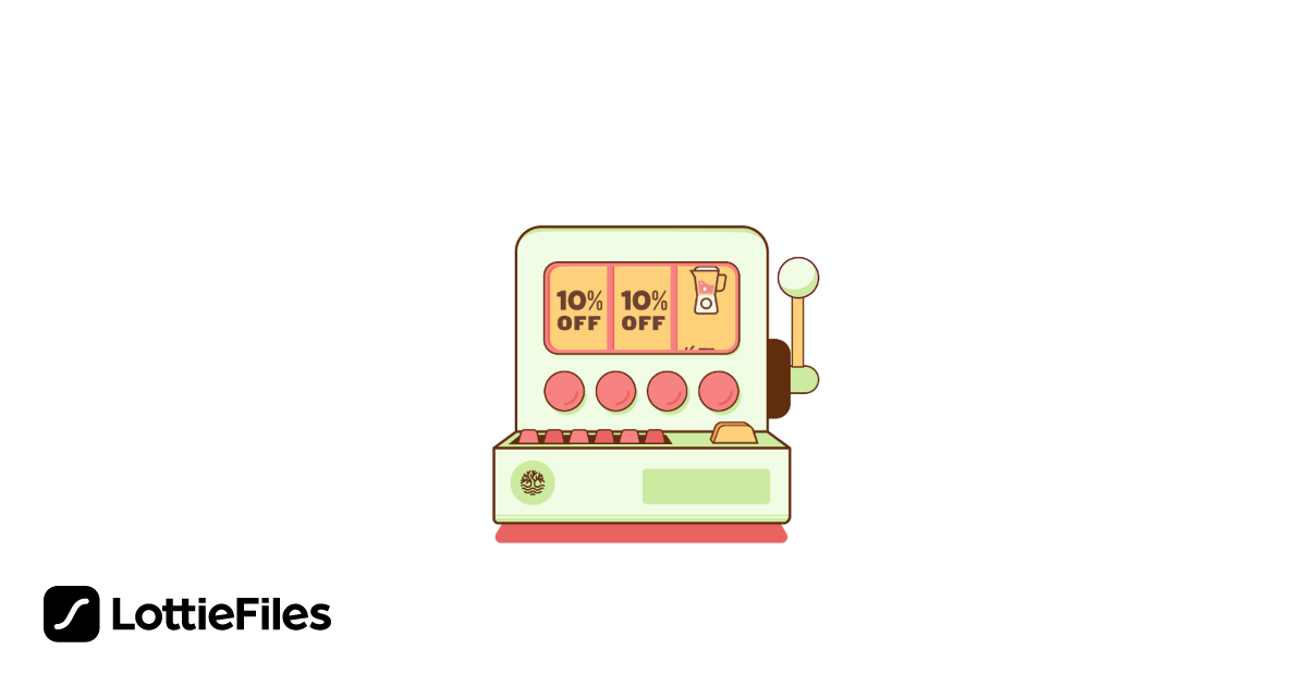 Free Slot Machine Animation by Broti Bhattacharya | LottieFiles