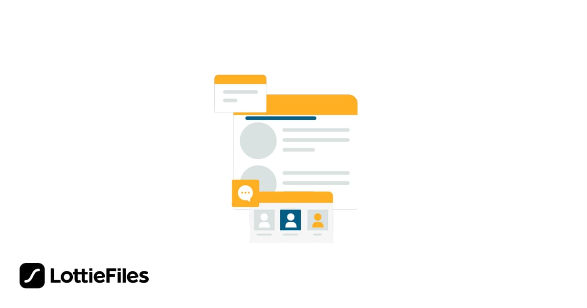 Free social media Animation by Priyanshu Rijhwani | LottieFiles