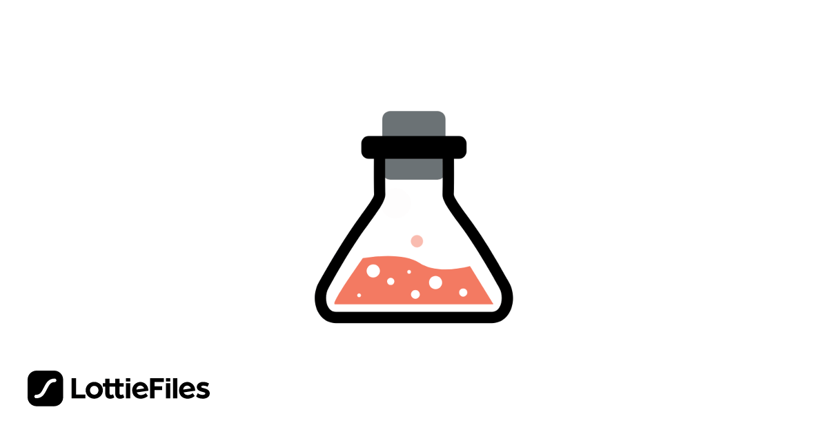 Free Bubbling Flask Animation by David Ye | LottieFiles