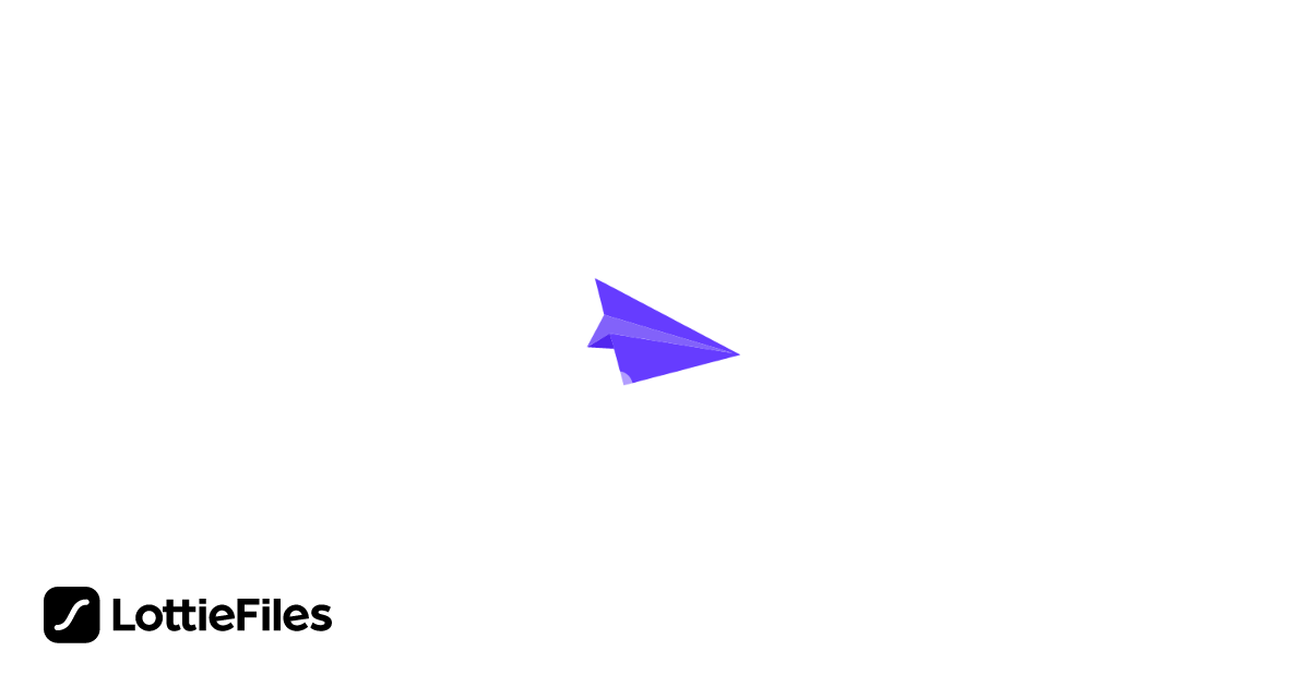 Free Loading Paper Airplane Animation by Lucas MonSan | LottieFiles