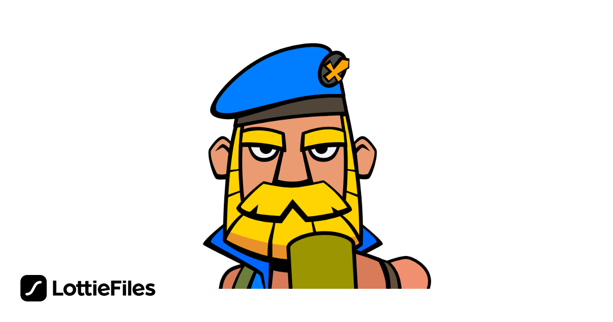 Free Cuppa Commando Animation by Andrew Johnston | LottieFiles