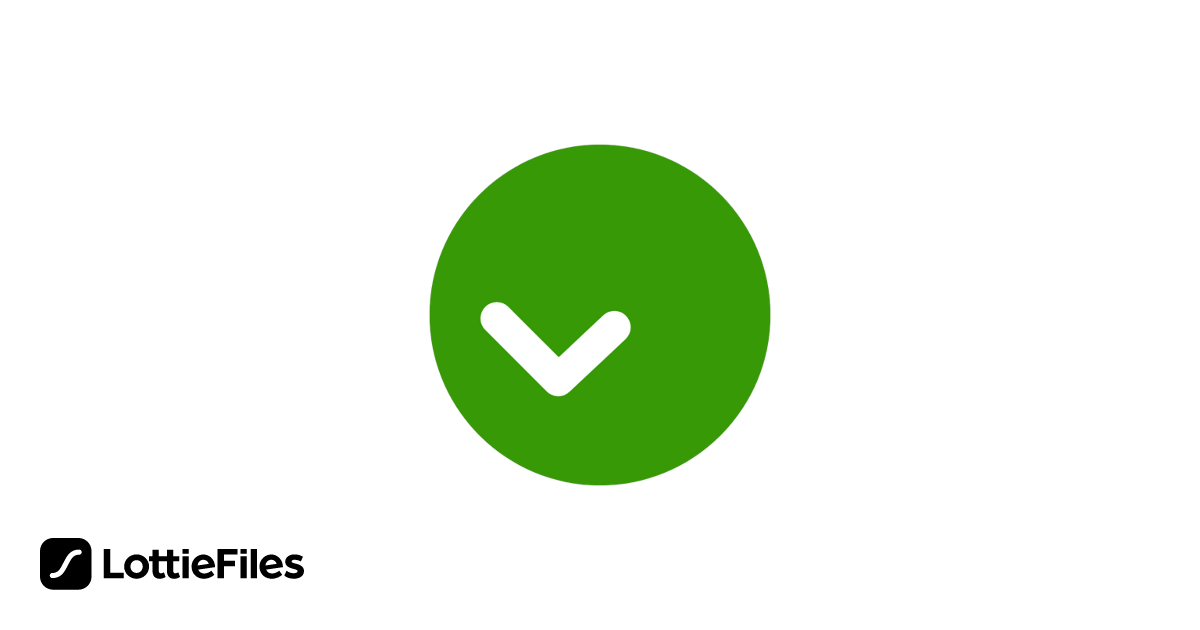 Free Check Mark Animation by Creative MSK | LottieFiles