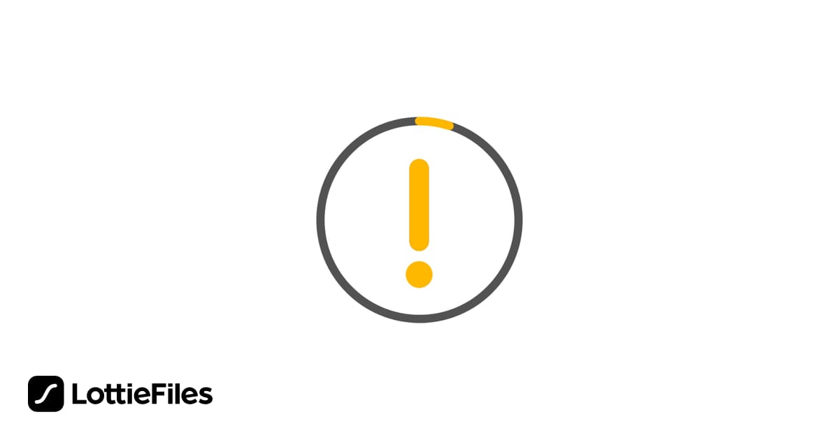 Free Exclamation icon animation Animation by Fajar Catur | LottieFiles