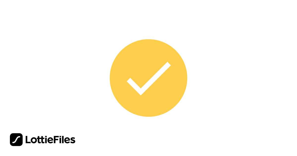 Free Verified Sign Animation by Video Tech | LottieFiles
