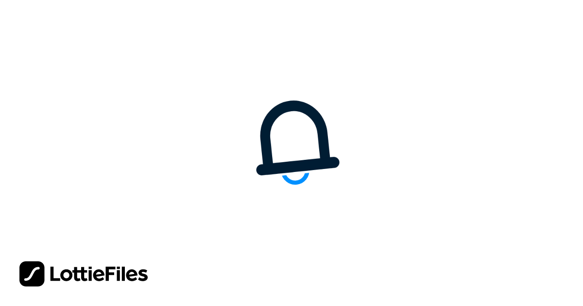 Free Bell Notification Icon Animation by Angel | LottieFiles