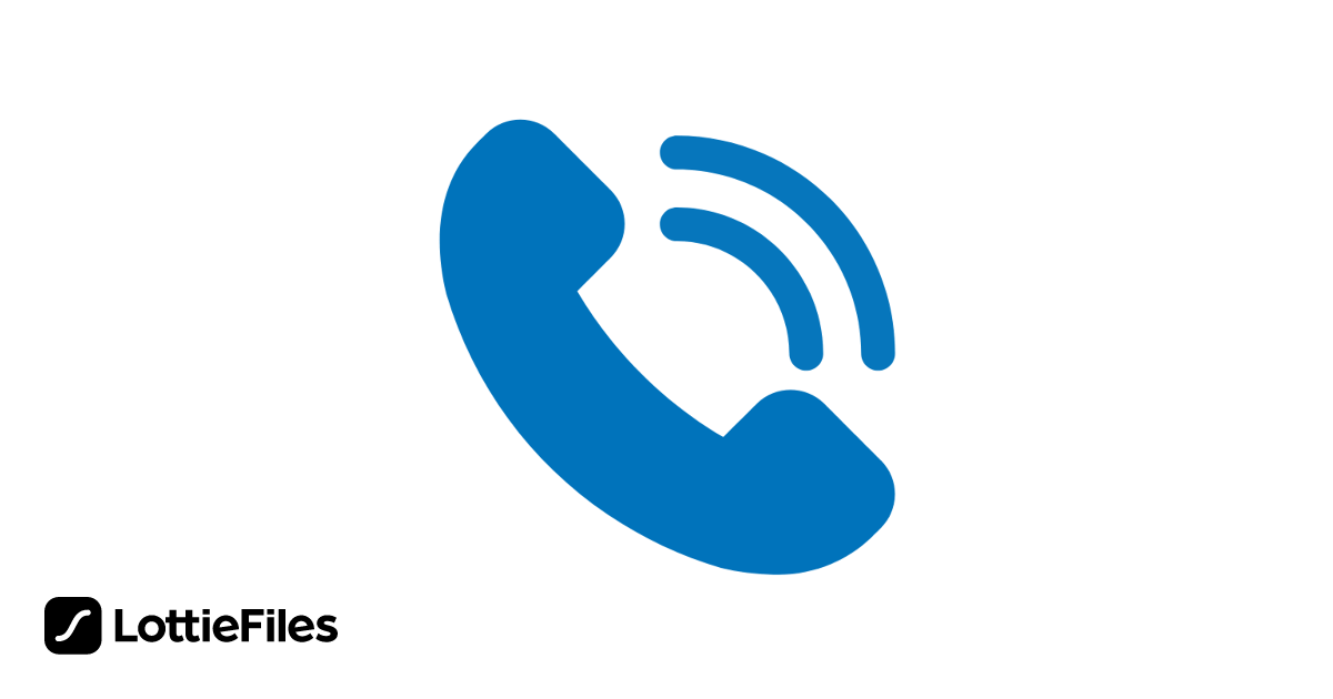 Free Telephone Icon Animation Animation by Verve | LottieFiles
