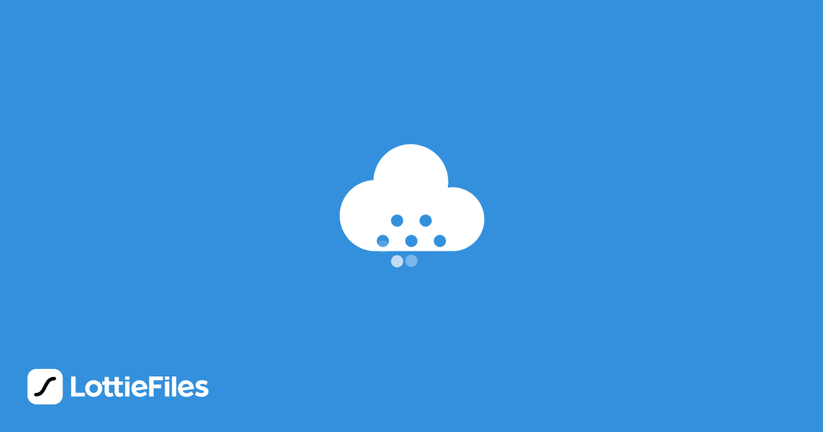 Free Weather: hail Animation by Bobur | LottieFiles