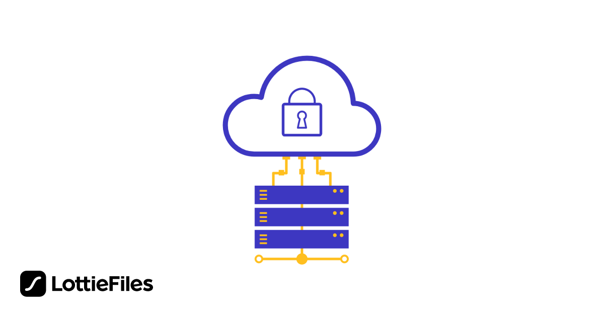 Free Purple Cloud Security Animation by Emily | LottieFiles