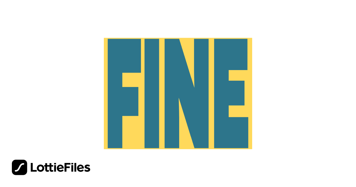 Free This is fine Animation by Andy Soydt | LottieFiles