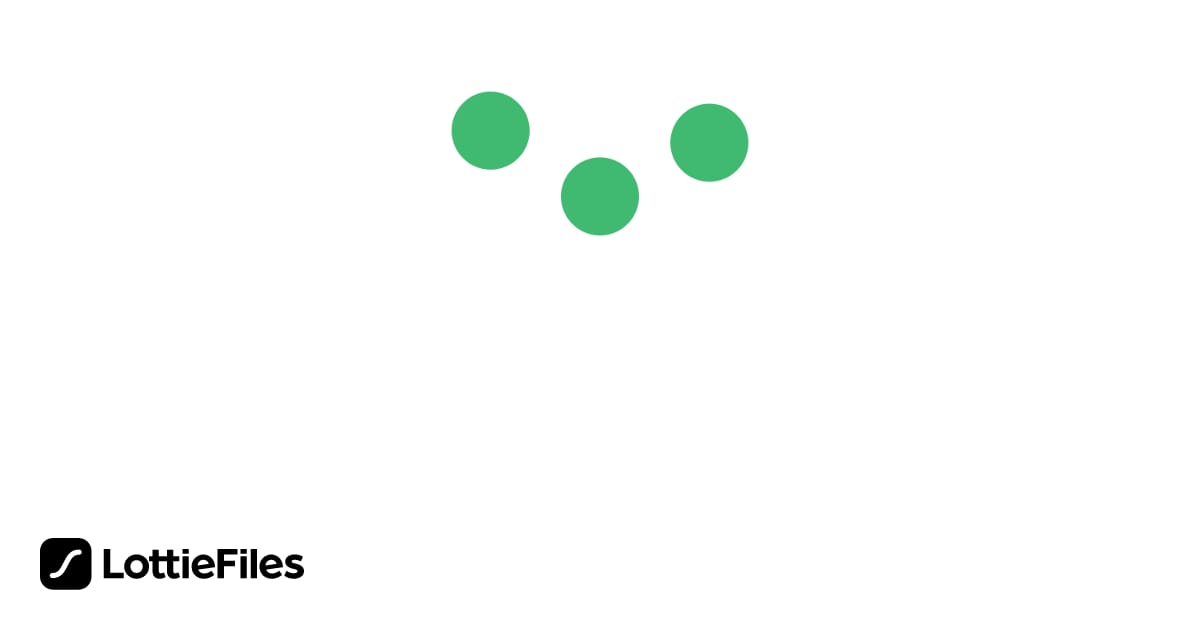 Free Loading Dots Animation by Julie Lesseg | LottieFiles