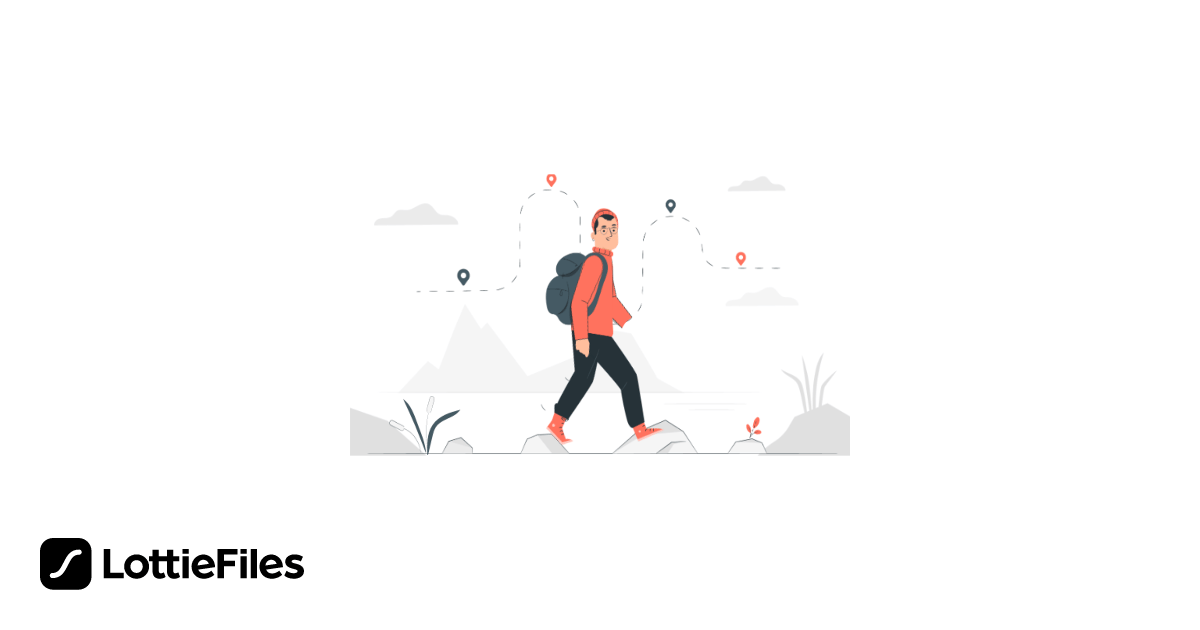 Free Journey Animation by AnnaBolshakova | LottieFiles