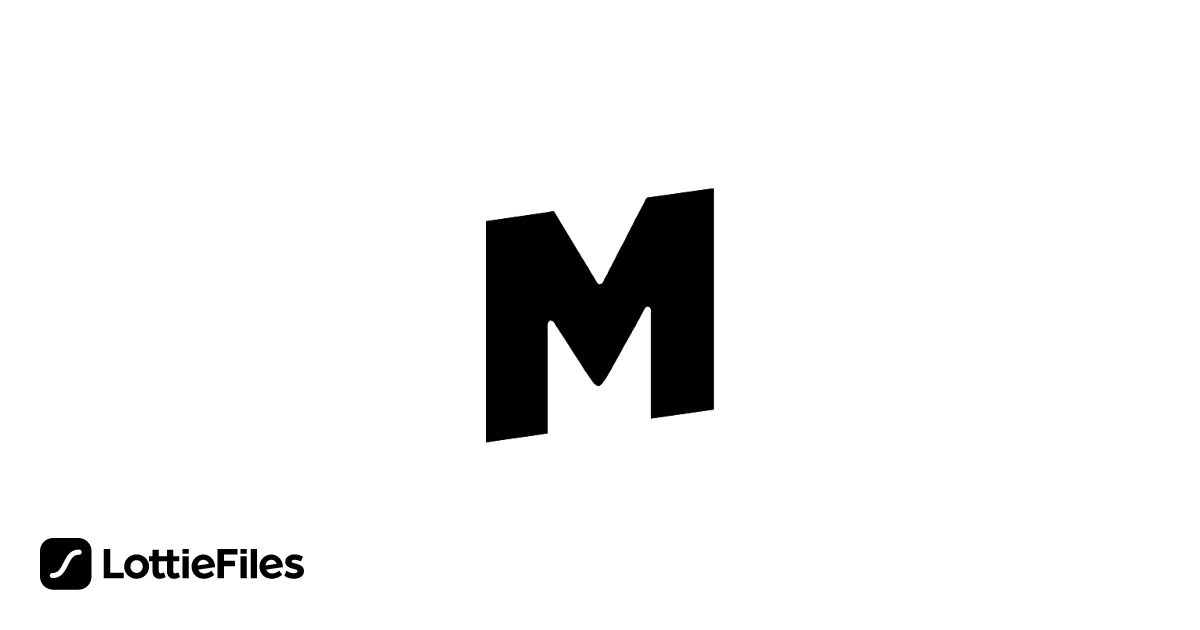 Free alphabet M Animation by Min | LottieFiles