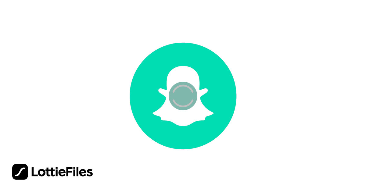 Free Snapchat liquid fillup icon Lottie JSON animation Animation by ...