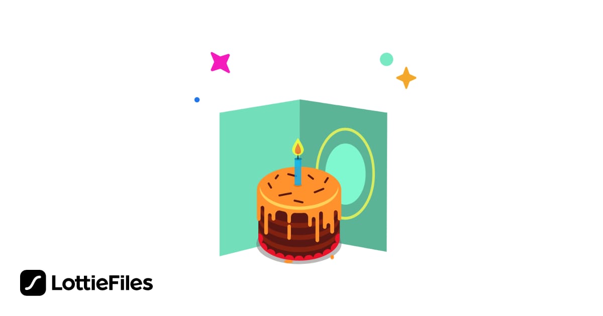 Free Birthday Cake Celebration Animation by john romeio | LottieFiles