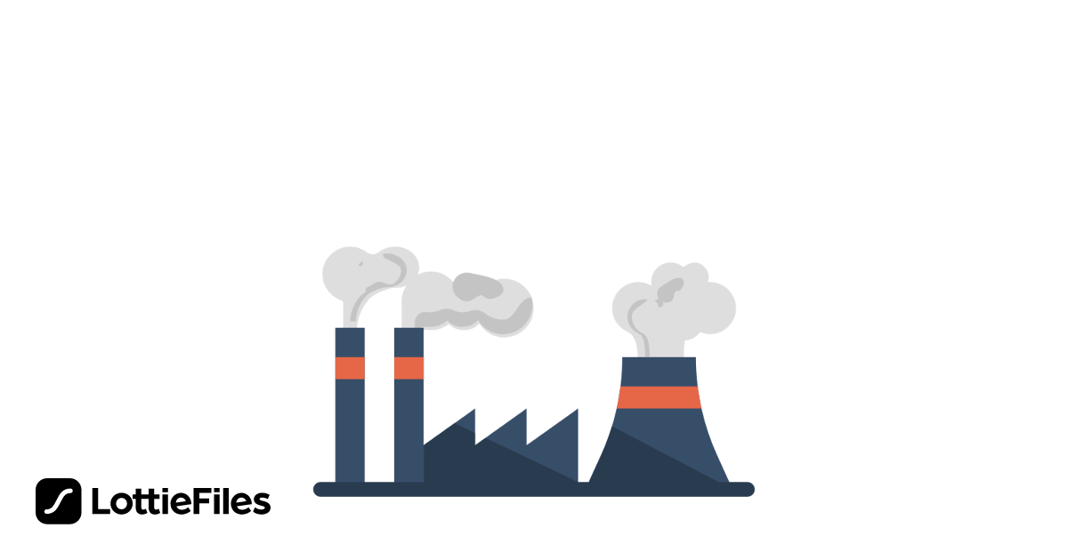 Free Carbon dioxide emissions from factory. Animation by dDara ...
