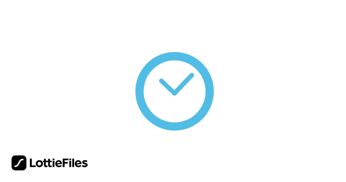 Free Clock Loading Right Time Animation by artist_banda | LottieFiles