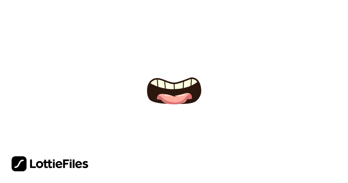 Free Talking mouth Animation by Rockerzz | LottieFiles
